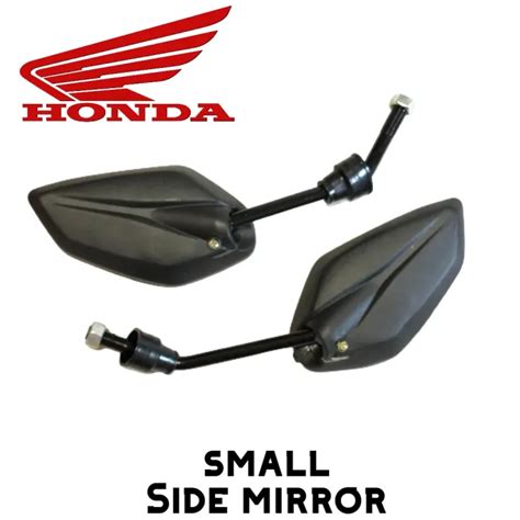 HONDA TMX SUPREME Side Mirror Honda Genuine Parts Black Short Stem