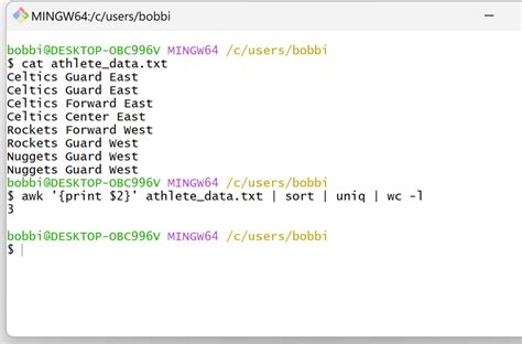 How To Use Awk To Count Unique Values In Column Collecting Wisdom