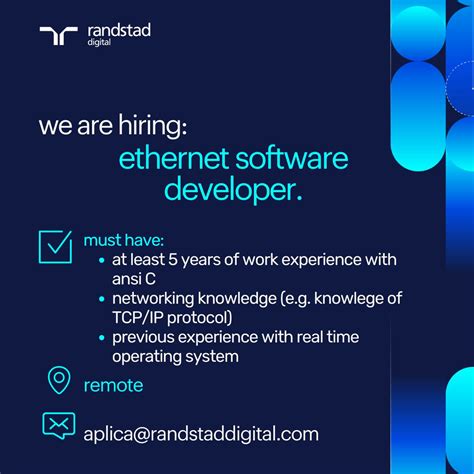 Randstad Digital Romania On Linkedin Ethernet Softwaredeveloper Software Developer