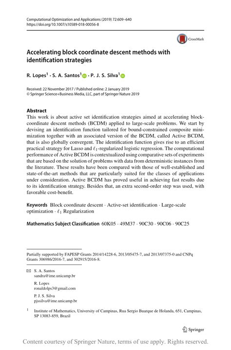 Accelerating Block Coordinate Descent Methods With Identification