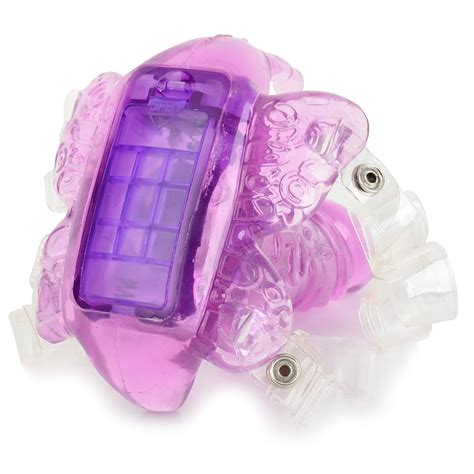 10 Frequency Remote Control Batterfly Strap On Purple Sex Toys