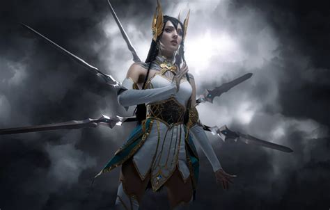 Обои model women cosplay Irelia Alin Ma на телефон и рабочий стол раздел стиль разрешение