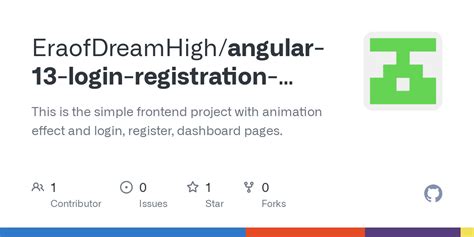 Github Eraofdreamhigh Angular Login Registration Dashboard Animation This Is The Simple