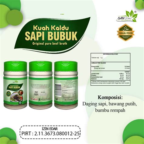 Kuah Kaldu Sapi Sanfood Indonesia