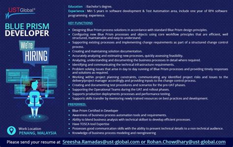 Rohan Chowdhary On Linkedin Rpa Blueprism Selenium Tosca Penang Malaysia Analytical Python