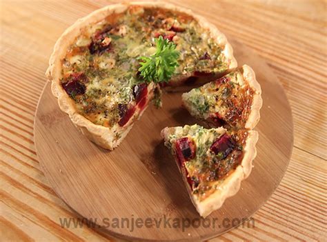 Roasted Beetroot Feta Tart