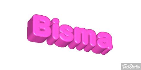 Bisma Name Animated  Logo Designs