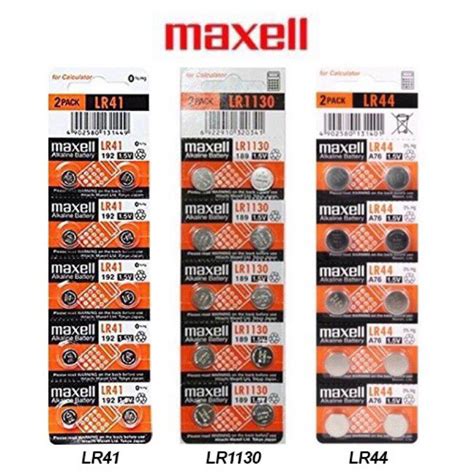 Original Maxell Battery Lr A Lr Alkaline V Battery For Calculator Original