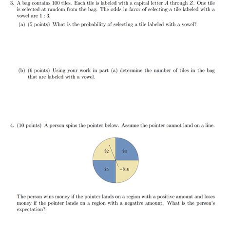 Solved B 6 Points Using Your Work In Part A Determine