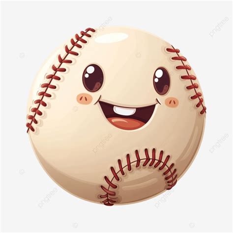 Cute Ball Cartoon Character Baseball Baseball Ball Character Png