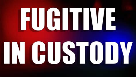 Us Marshalls Take Fugitive Into Custody Tuesday Morning
