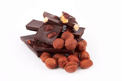 Chocolate with nuts stock photo. Image of beans, confectionery - 27314344