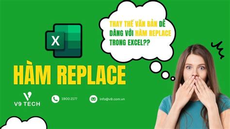 Thay thế văn bản dễ dàng với hàm REPLACE trong Excel