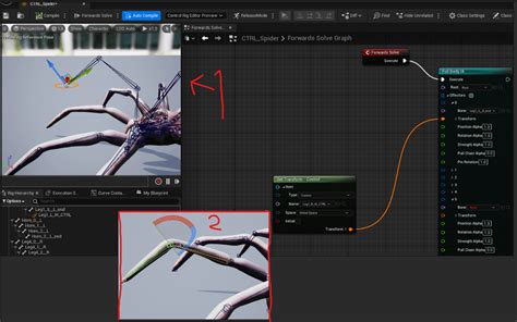 The Mesh Doesnt Follow The Skeleton When Using Ikimg1 But Does Move When Rotating Bones In