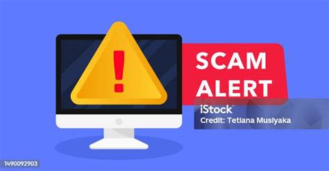 사기 경고 빨간색 사기 위험 경고가 있는 배너입니다 스팸 이메일 메시지 배포 악성 코드 확산 바이러스 해커 공격 및 웹 보안 벡터 개념 피싱 사기 인터넷 보안 고무에 대한