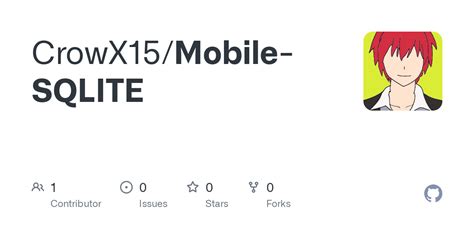 Github Crowx15mobile Sqlite