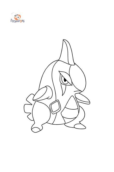 Ausmalbild Larvitar Pokémon Xy ♥ Drucken Und Online