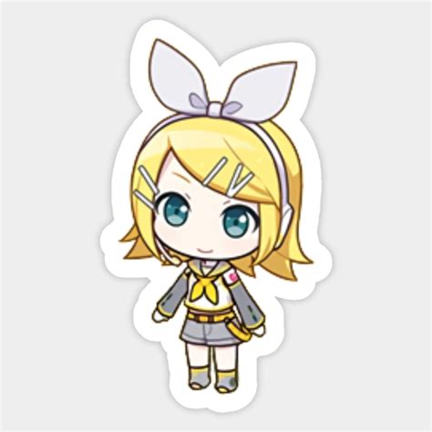 Kagamine Rin Chibi Wonderlands X Showtime Sticker Teepublic