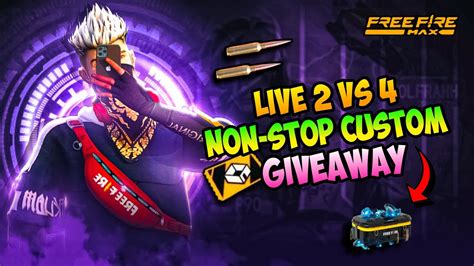 Free Fire Live Giveaway 🤑💰 Ff Live Guild Test Ff Live Stream Ff