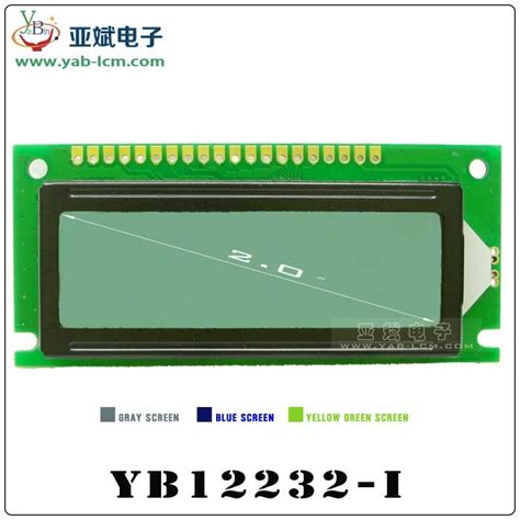 122 32 Lattice Figure Liquid Crystal Display No Yb12232i China Lcd