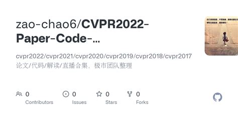 Github Zao Chao6cvpr2022 Paper Code Interpretation Cvpr2022