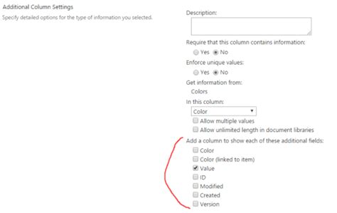 Create Lookup Field With Additional Columns Sharepoint And More