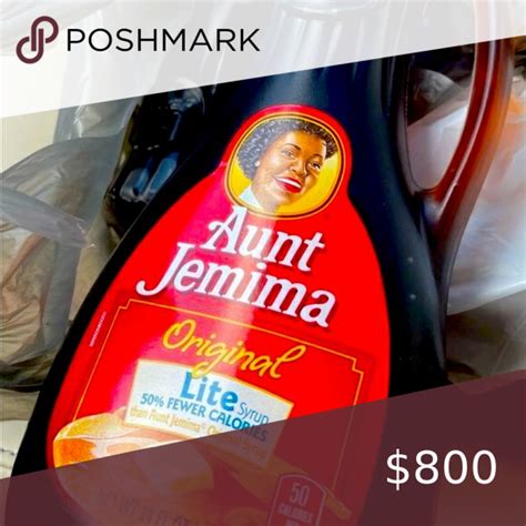 New Unopened Aunt Jemima Syrup Collectible Bottle