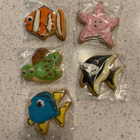 Finding Nemo Cookies Finding Dory Birthday Finding Nemo Birthday