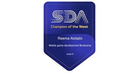 Reema Alotaibi On Linkedin Mobile Game Development Bootcamp • Reema