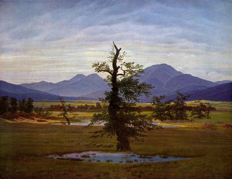 Solitary Tree Caspar David Friedrich WikiArt Org Encyclopedia Of