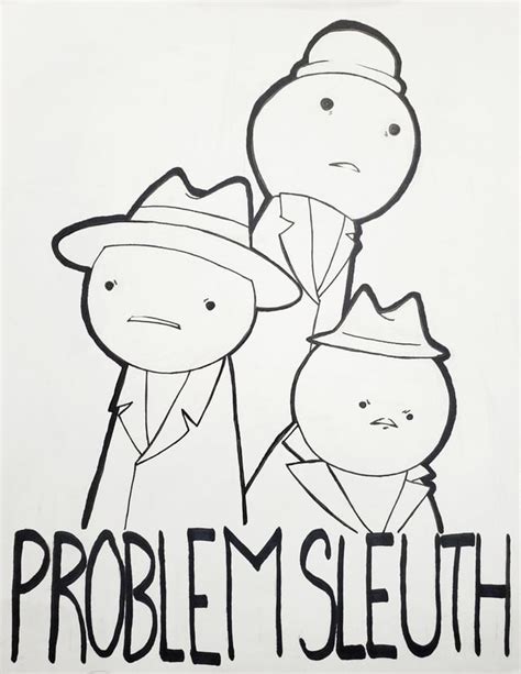 A Problem Sleuth Poster That I Drew For A School Project Rhomestuck