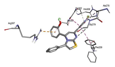 3d B And 2d A Representations Of The Binding Interactions Of 15