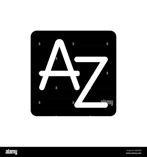 English Alphabet Black Glyph Ui Icon Stock Vector Image And Art Alamy