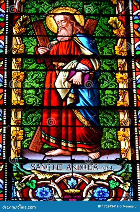 Stained Glass Window In The Cathedral Basilica Of Saint Francis Of