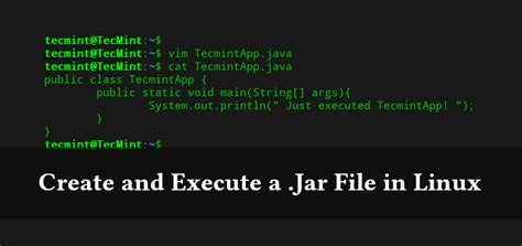 如何在 Linux 终端中创建并执行 Jar 文件