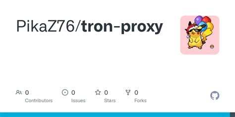 github pikaz76 tron proxy