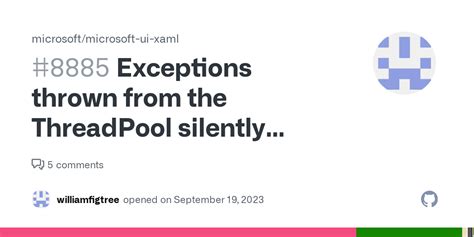 exceptions thrown from the threadpool silently crash apps · issue 8885