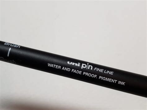Pen Review Uni Pin Brush Pen The Well Appointed Desk