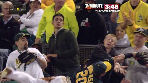 Josh Donaldson Makes Diving Catch Disappears Behind Tarp
