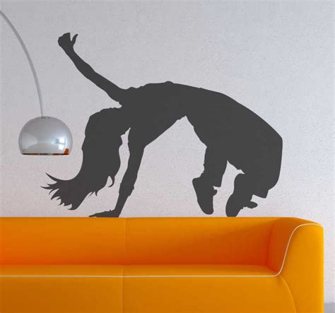 Hip Hop Dancer Wall Sticker Tenstickers