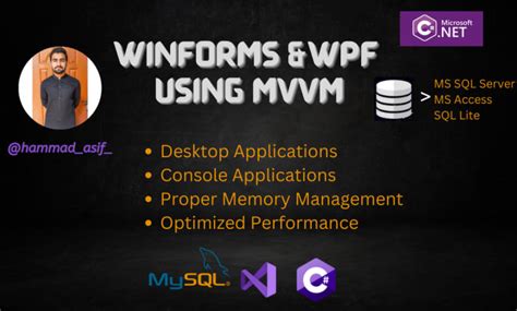 Do Your Wpf And Winforms Projects By Hammadasif Fiverr