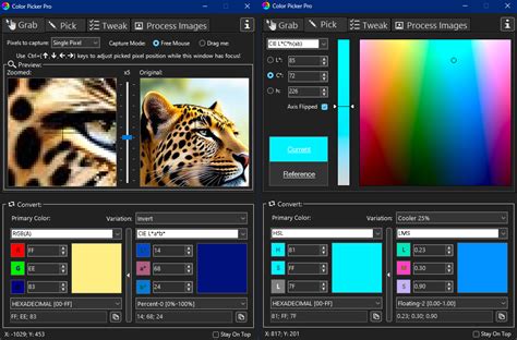 Color Picker Pro Pick Pixel Colors Anywhere On The Screen In More Than Formats BinaryMark