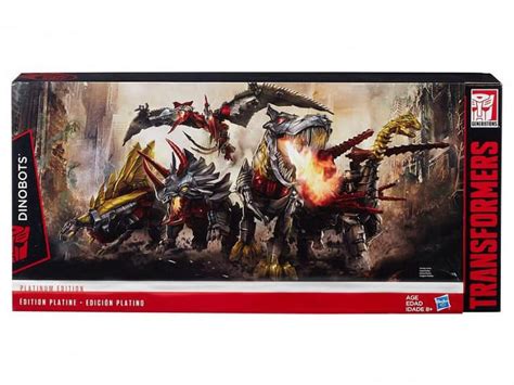 Hasbro Transformers Platinum Edition Dinobots G1 Color Version Set Of