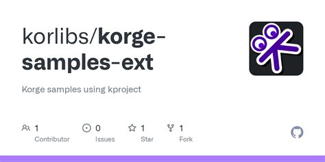 Github Korlibs Korge Samples Ext Korge Samples Using Kproject