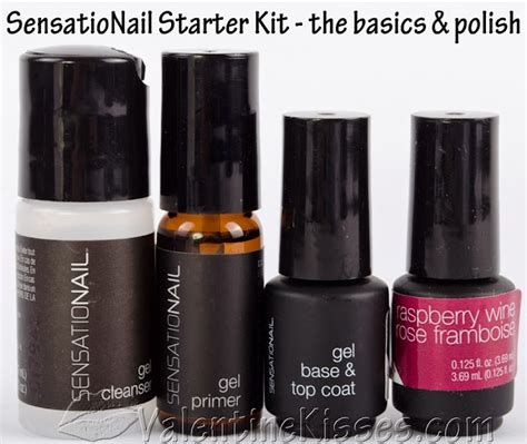Valentine Kisses Sensationail Starter Kit Gel Nail Kit Pics