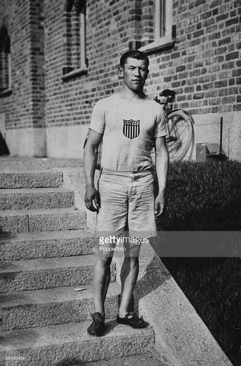 American Athlete Jim Thorpe Gold Medallist In The Decathlon And