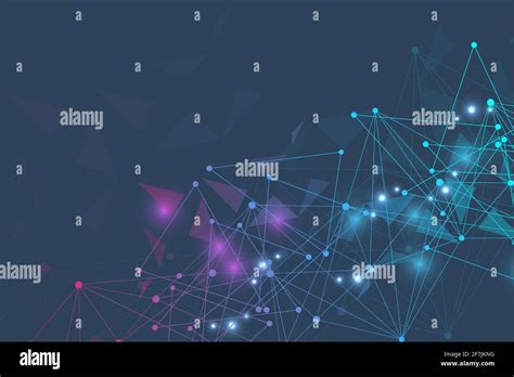 Big Data Visualization Background Modern Futuristic Virtual Abstract Background Science