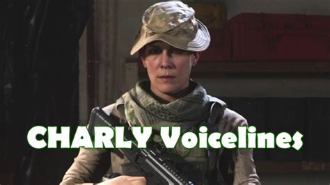 Call Of Duty Warzone Operator Charly Voicelines Youtube
