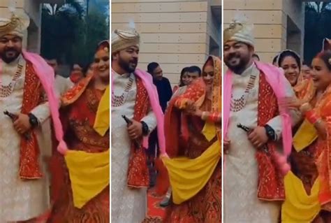 Dulhan Ka Video विदाई में रोने की बजाय झूमने लगी दुल्हन दूल्हा भी सोच