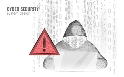 Premium Vector Anonymous Hacker At The Laptop Computer Internet